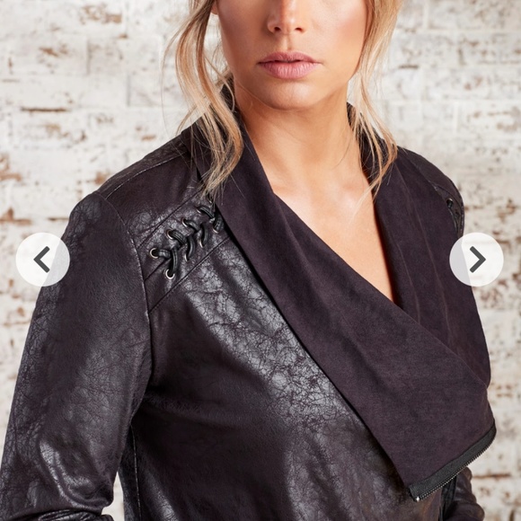 Vigoss | Jackets & Coats | Vigoss Jeans Braided Faux Suede Drape Jacket Coat | Poshmark